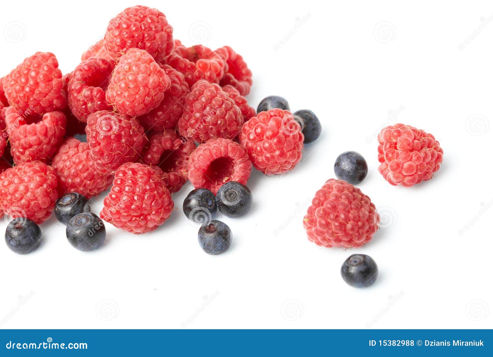 Berries on White Background Stock Photo - Image of freshness, berry ...