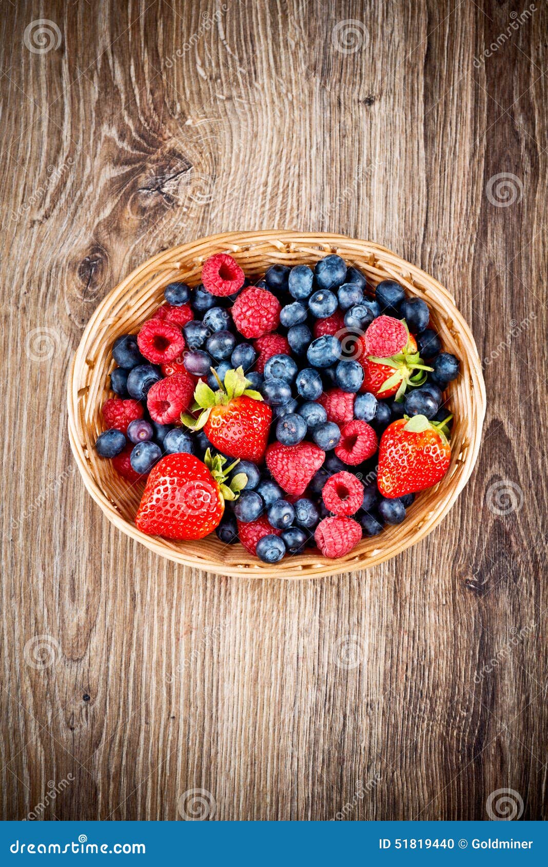 Berries on Wooden Background Stock Photo - Image of collection ...