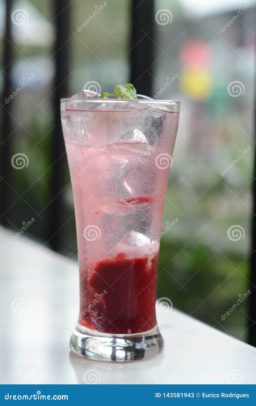 Berry Agua Fresca, Summer Drink Stock Image - Image of cool, closeup ...