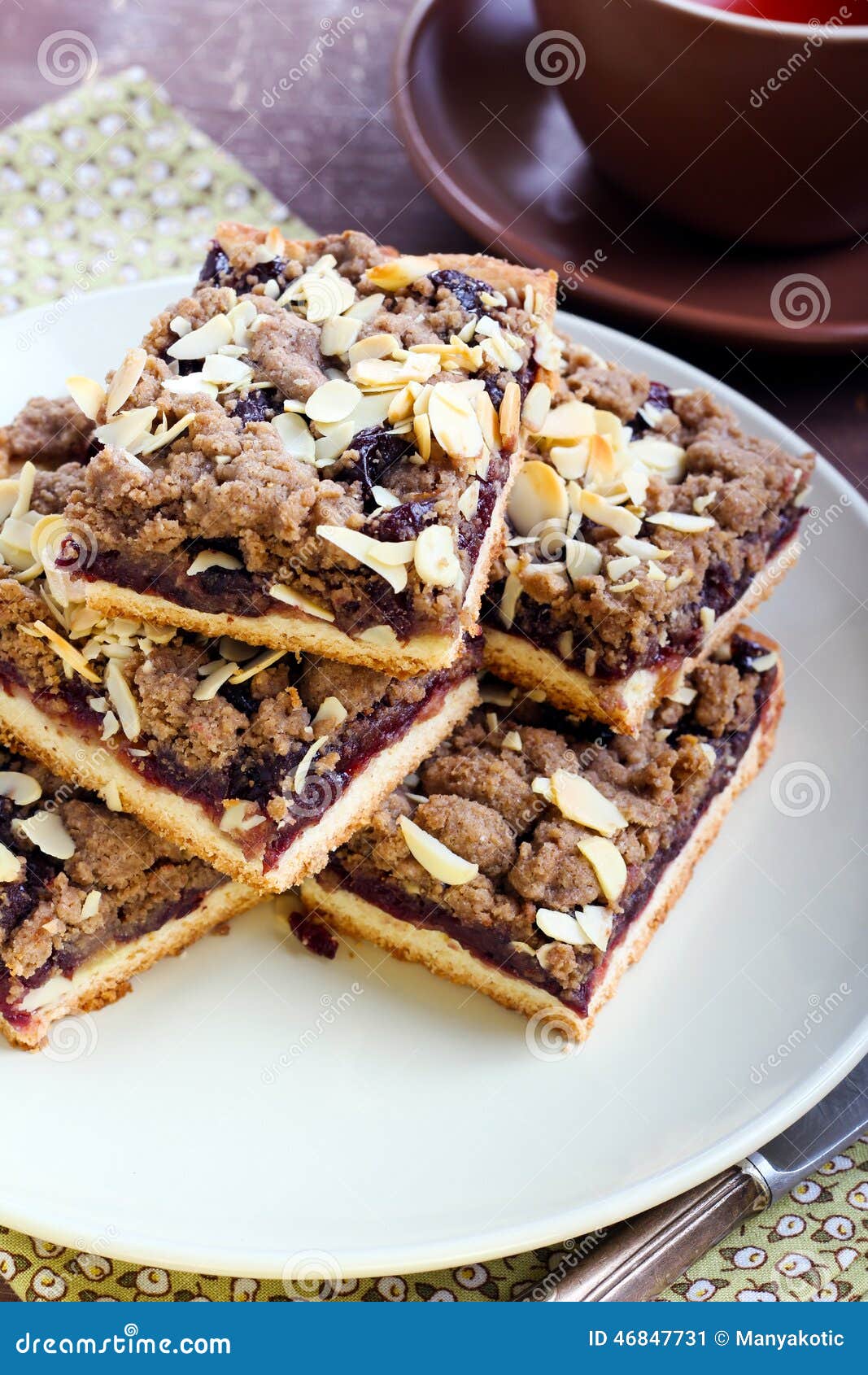 Berry bars stock image. Image of sweet, homemade, bars - 46847731