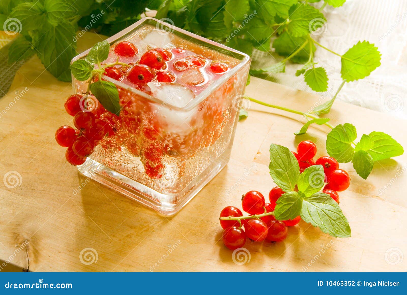 Berry cocktail stock photo. Image of leaf, cocktail, table - 10463352
