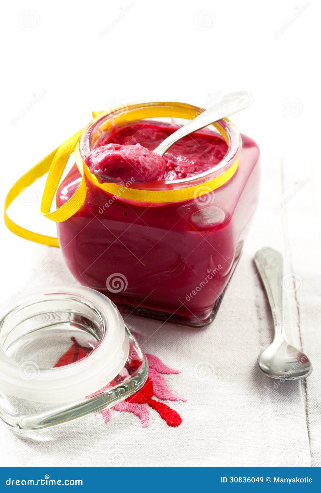 Berry curd stock image. Image of preserves, currant, purple - 30836049