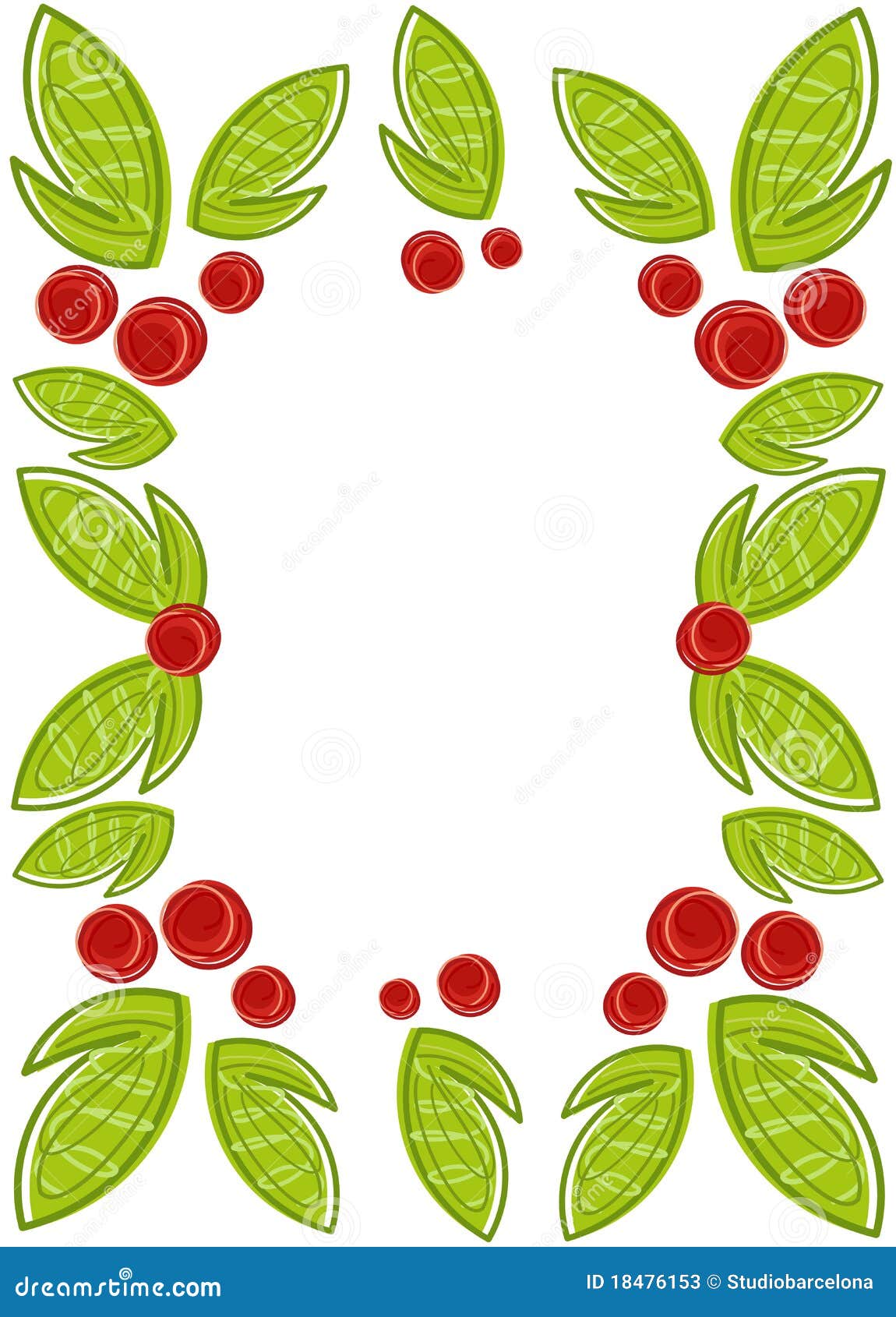 Berry frame stock vector. Illustration of plant, frame - 18476153