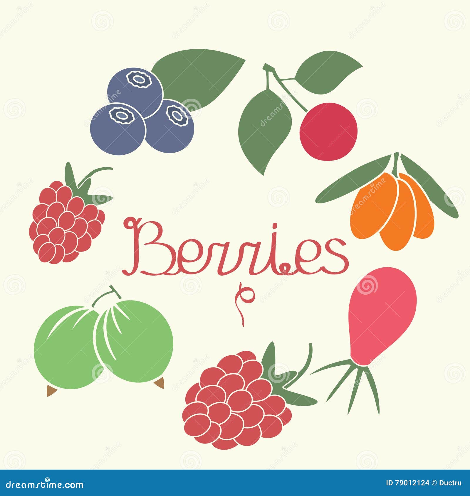 Berry frame stock vector. Illustration of mixed, design - 79012124