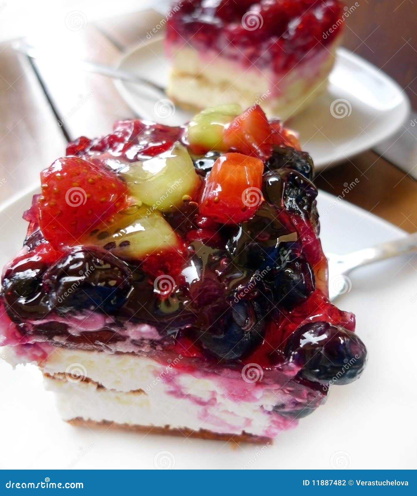 Berry fruit cakes stock photo. Image of meal, restaurants - 11887482