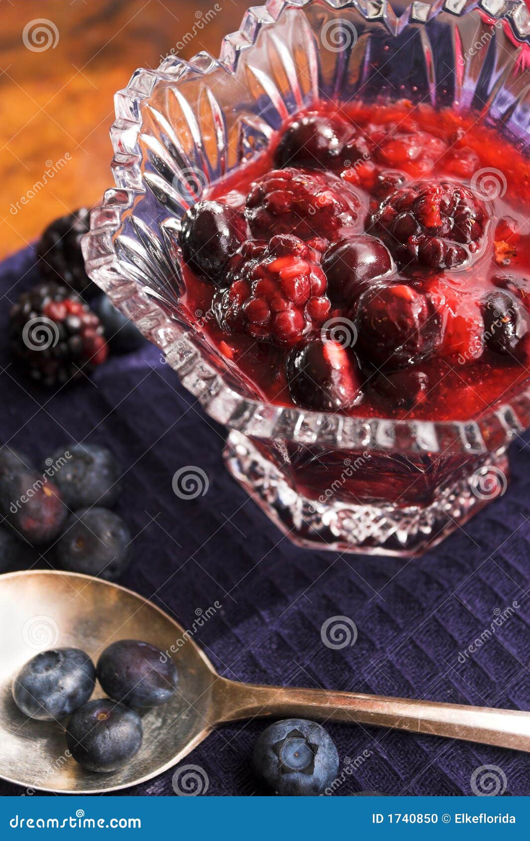 Berry jam stock photo. Image of topping, dessert, strawberry - 1740850