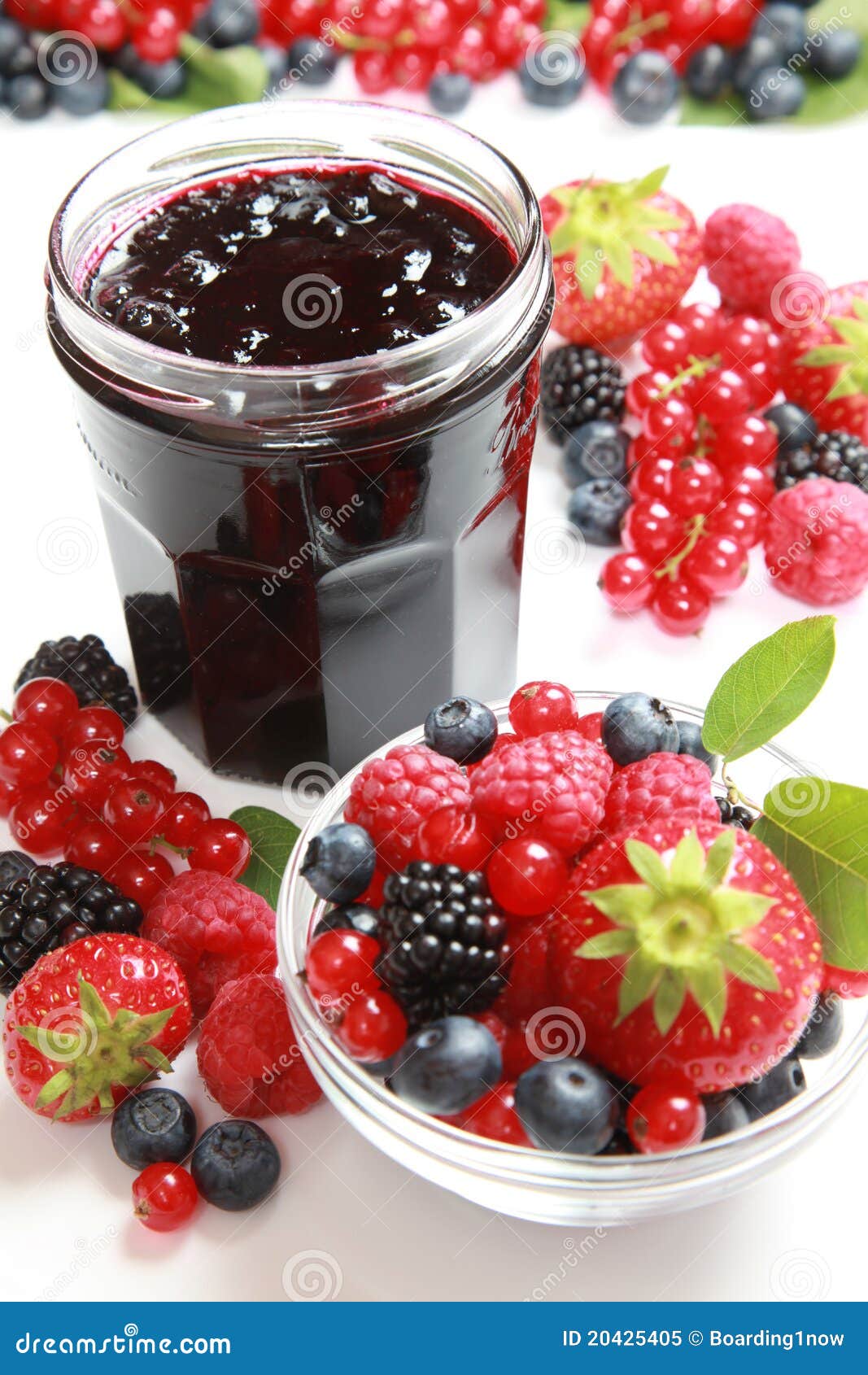 Berry jam stock image. Image of blackberry, breakfast - 20425405