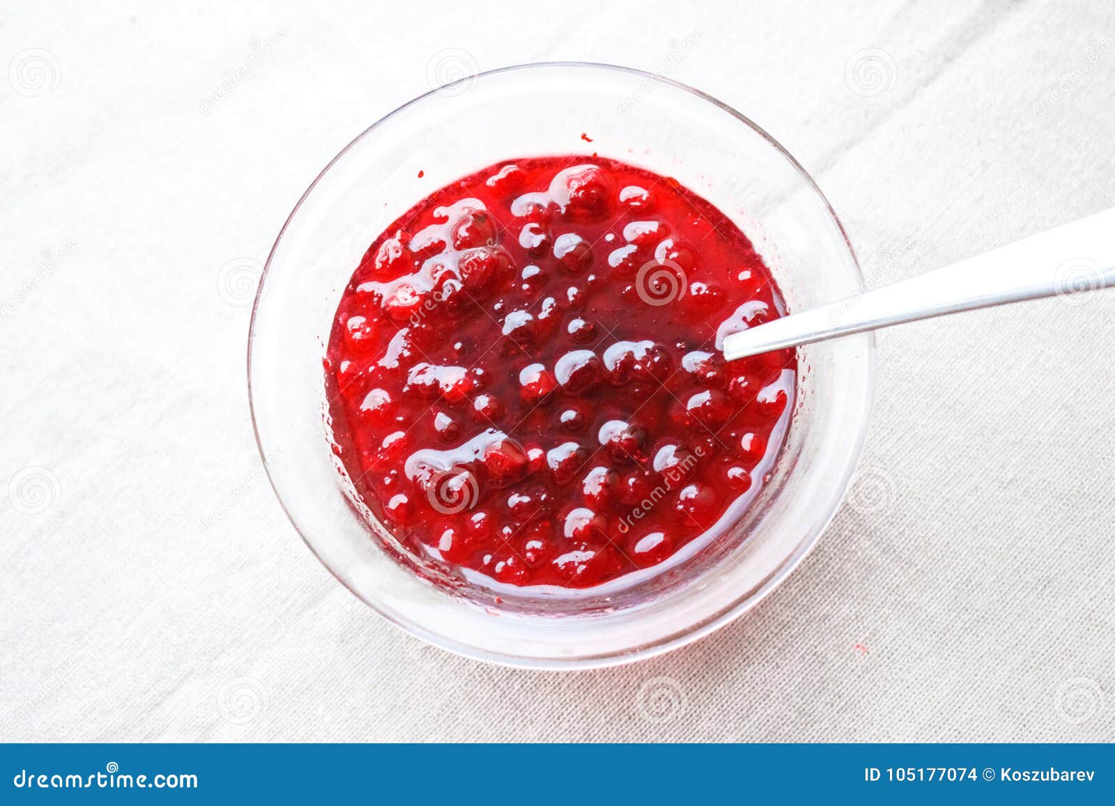 Berry Jam in a Vase. Top View Stock Photo - Image of harvest, jelly ...