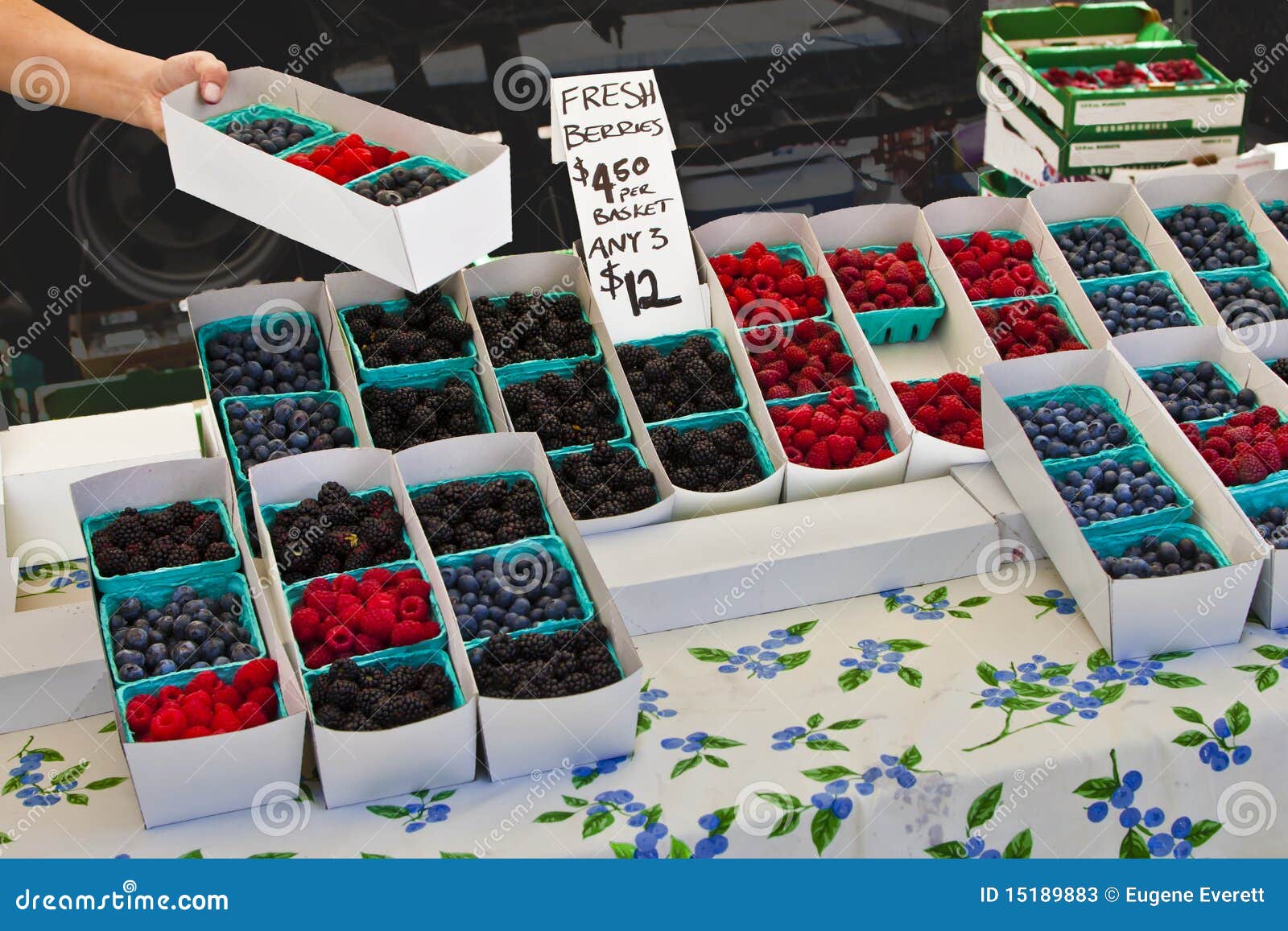 Berry Market stock image. Image of sales, vegetables - 15189883