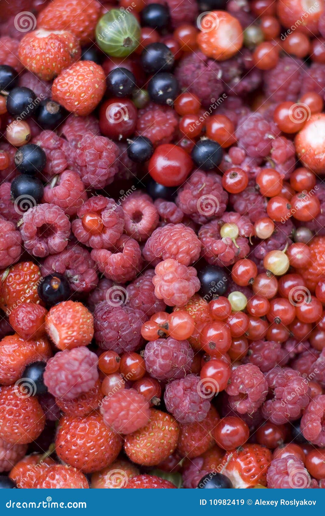 Berry mix stock image. Image of meal, raspberry, nature - 10982419
