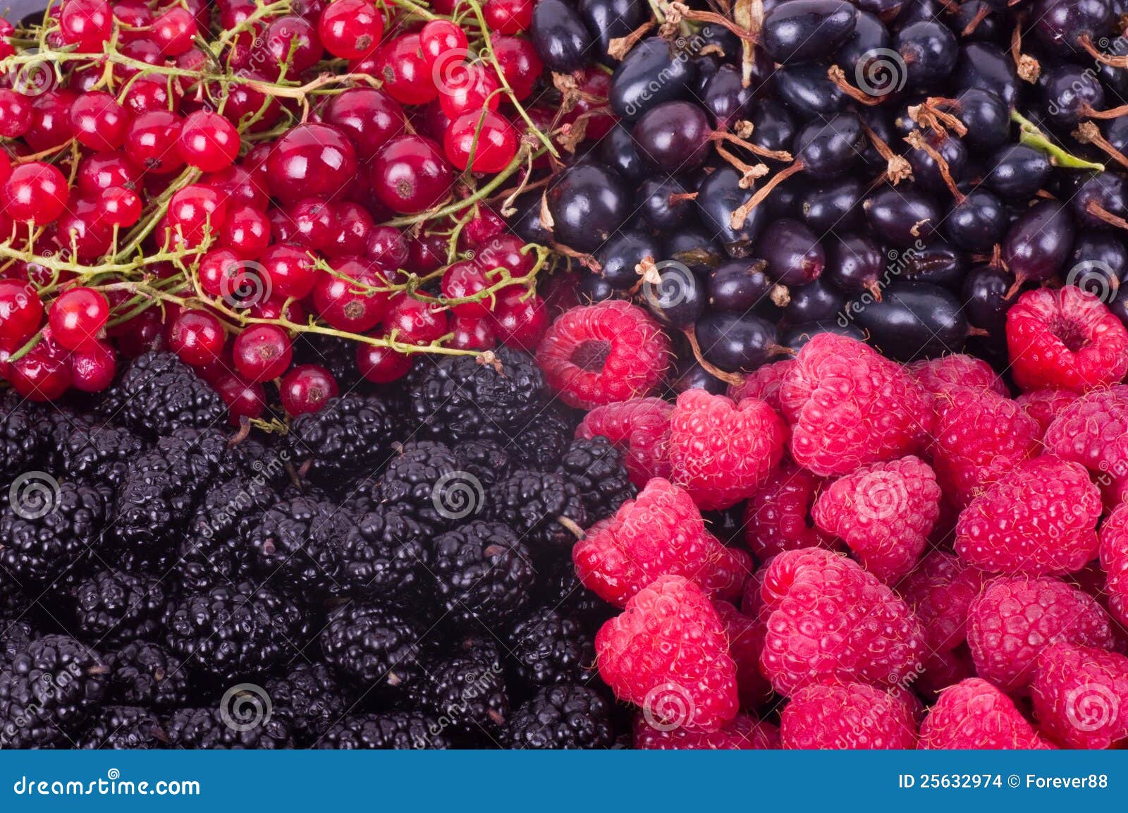 Berry Mix background stock photo. Image of rasp, dessert - 25632974