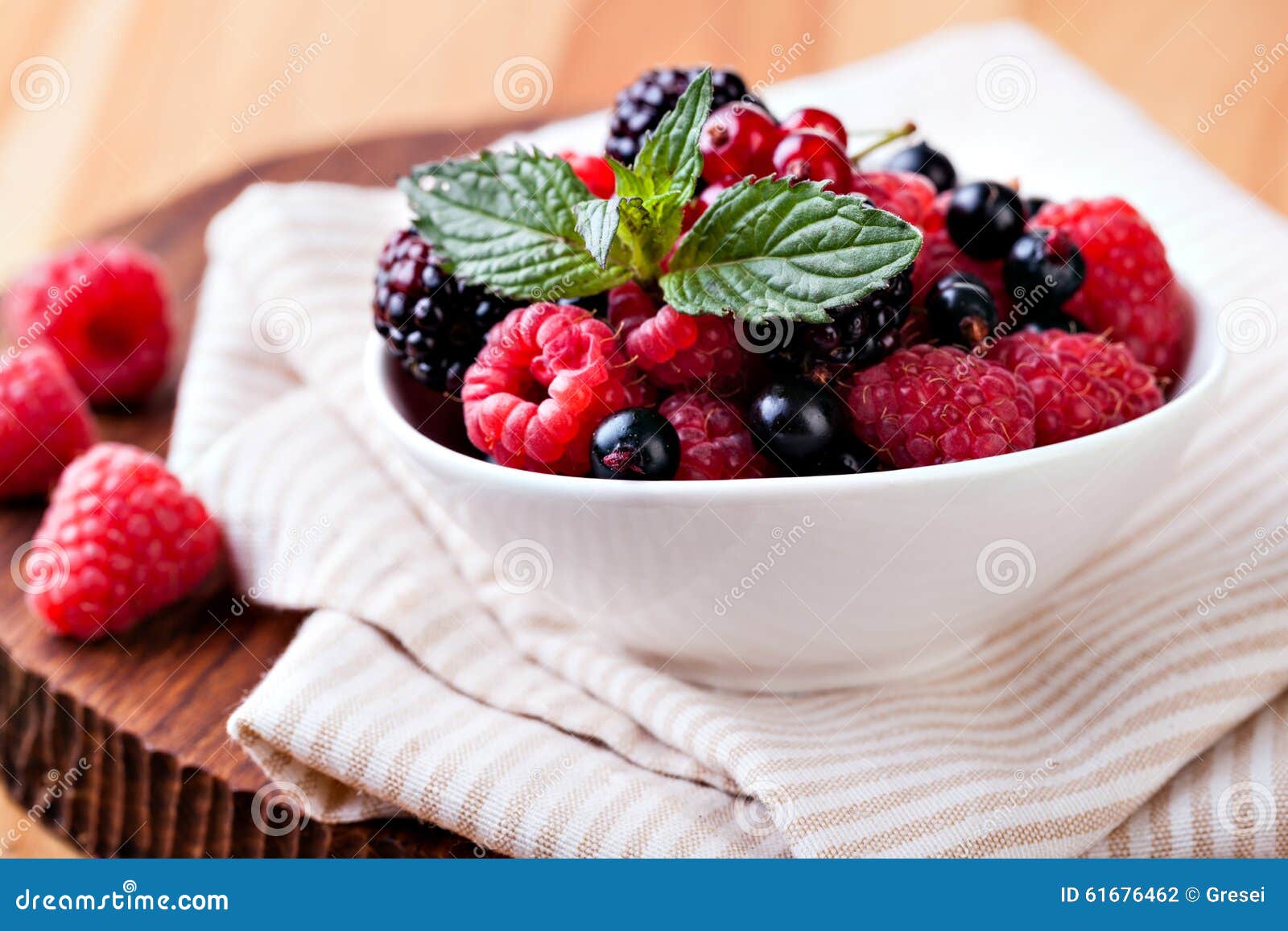 Berry mix stock photo. Image of dessert, fruit, isolated - 61676462