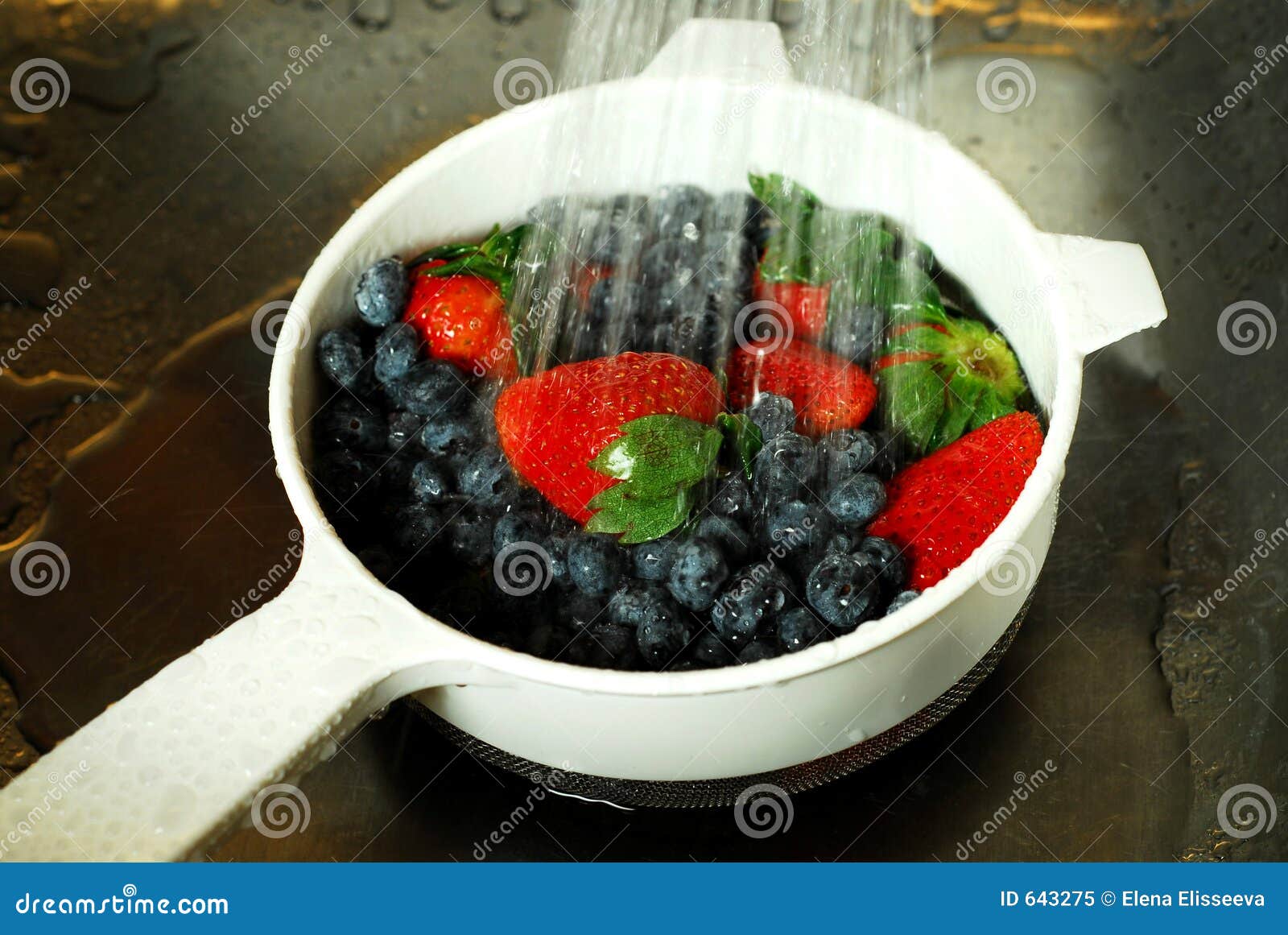 Berry wash stock image. Image of blueberry, mesh, fresh - 643275