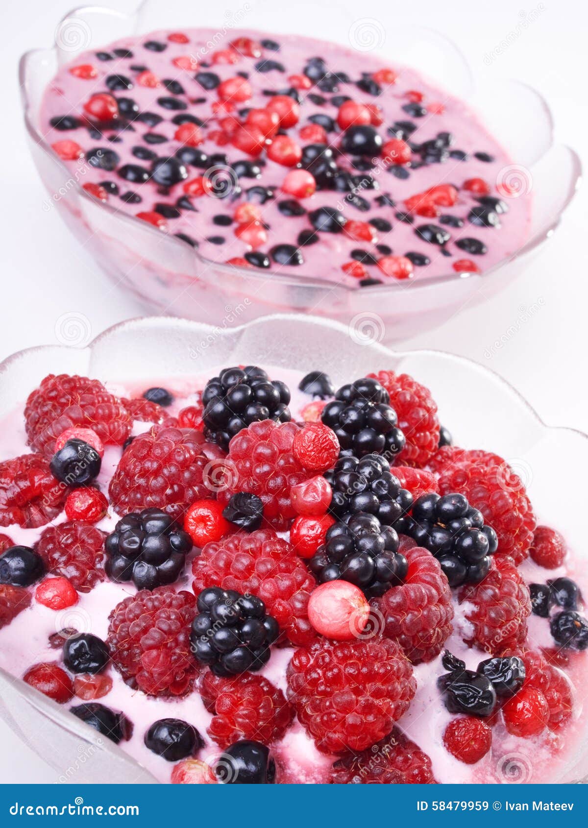 Berry yogurt stock image. Image of fruit, food, frame - 58479959