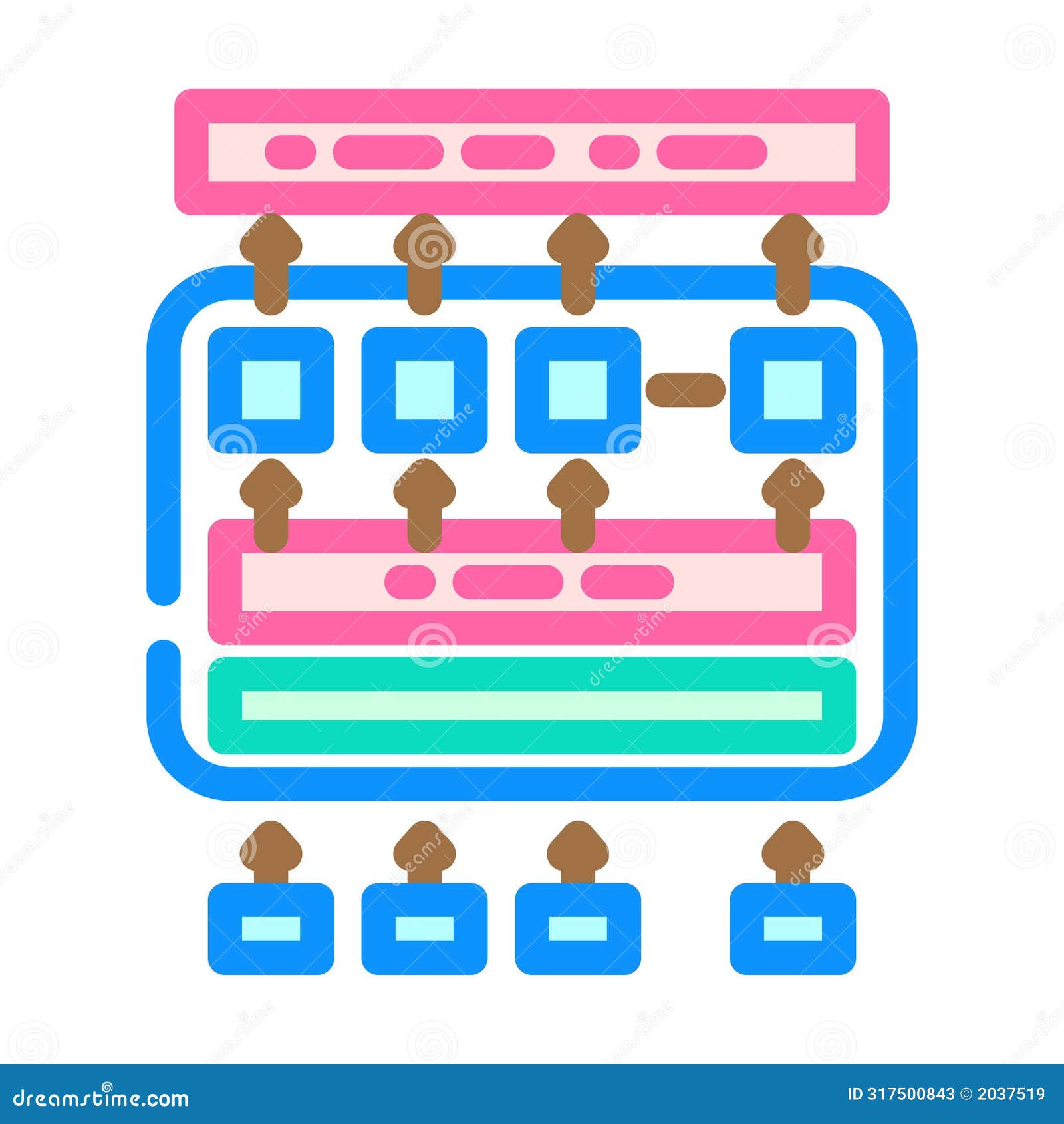 T Transformers Icon Symbol From An Alphabet Letter T. Vector ...