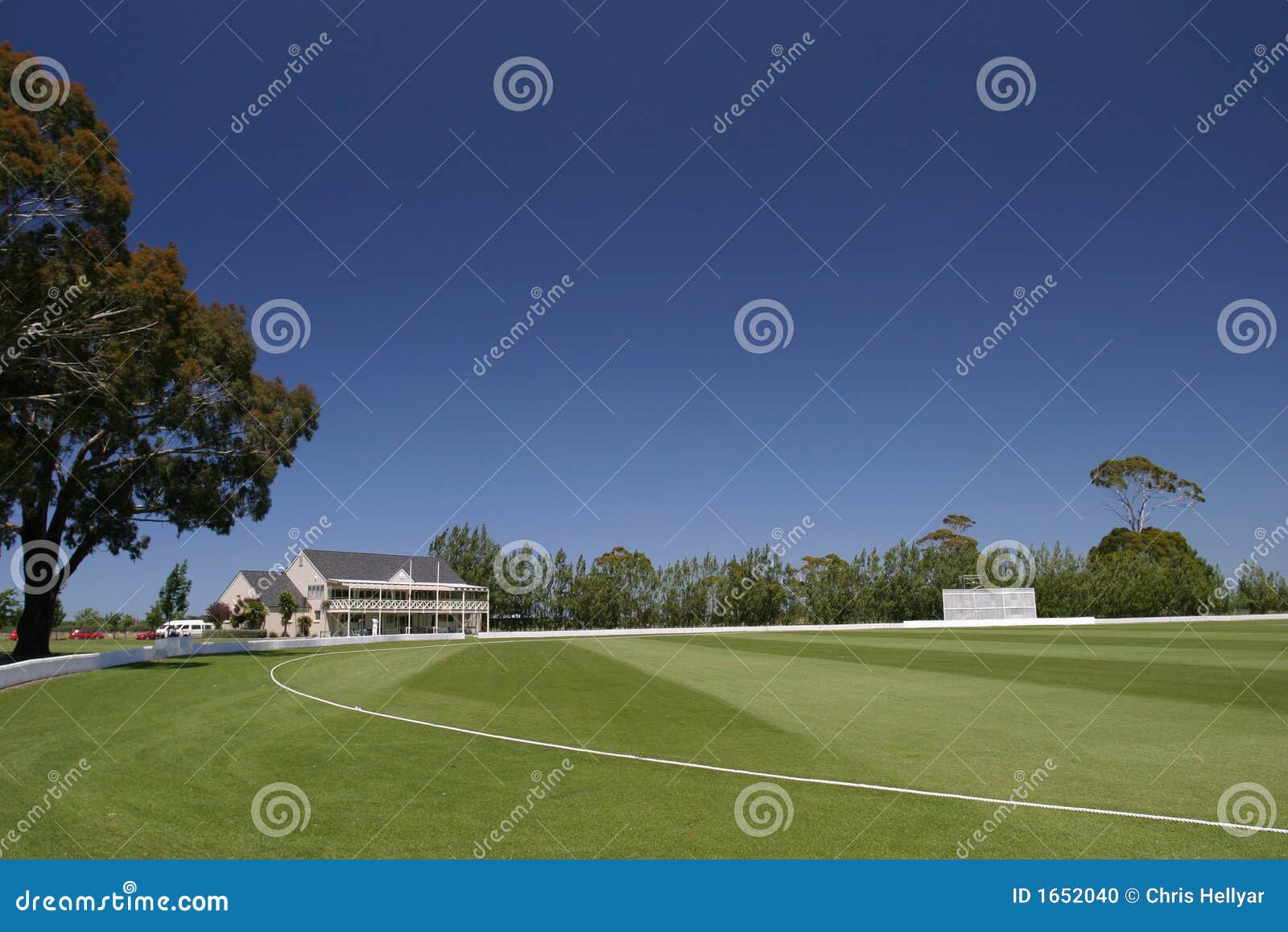 Bert Sutcliffe Oval, Cricket Ground Stock Photo - Image of test ...