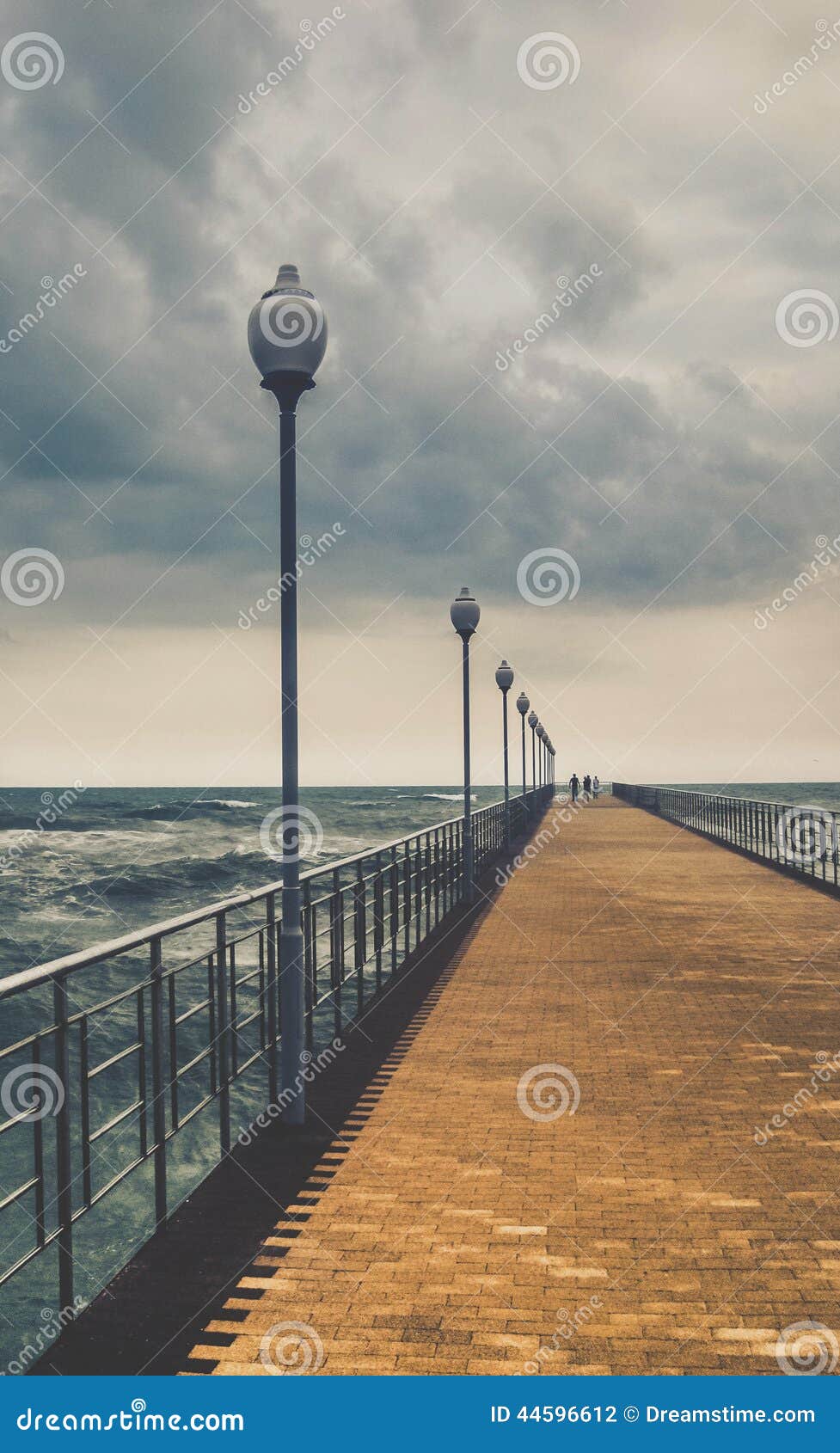 Berth stock photo. Image of lights, quay, gloomy, perspective - 44596612