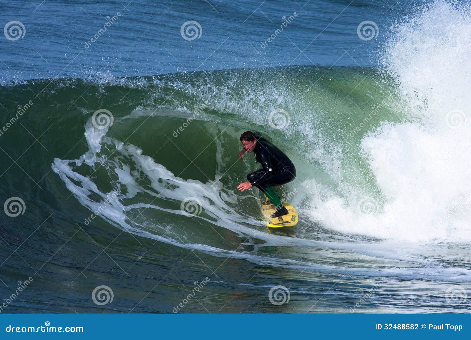 Berufssurfer Shawn Barron Surfing California Redaktionelles ...