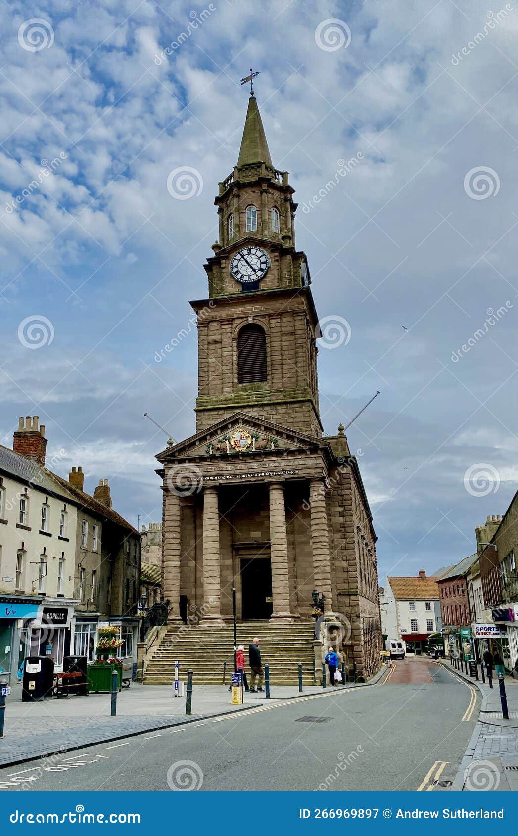 Berwick upon Tweed, Sandstone Town Hall, Built in 1750. Editorial ...