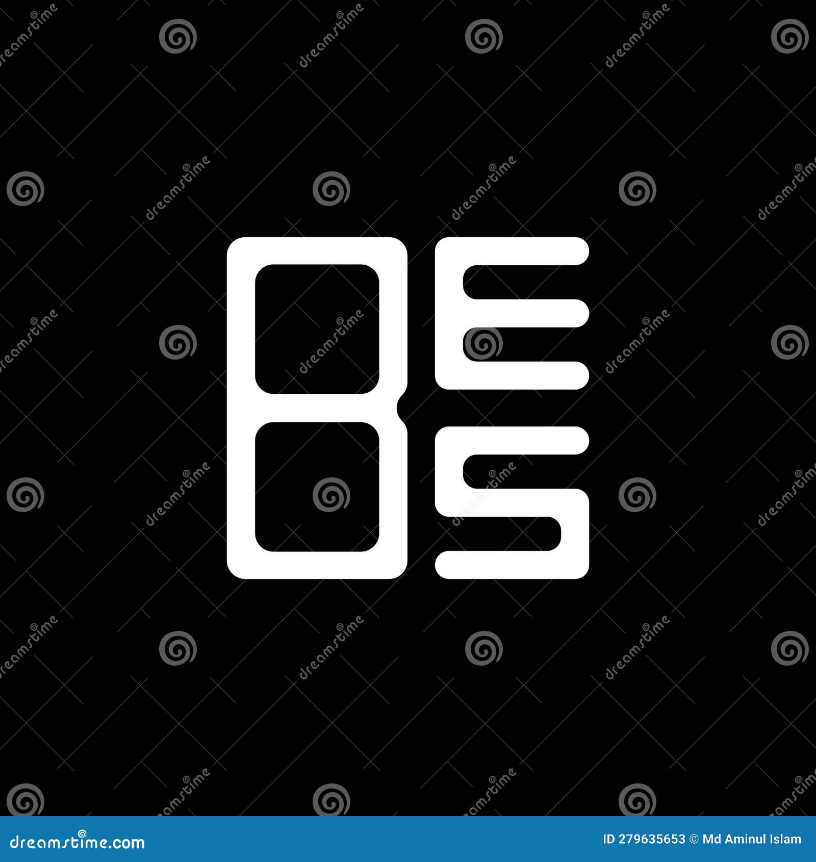 BES Letter Logo Creative Design with Vector Graphic, BES Stock Vector ...