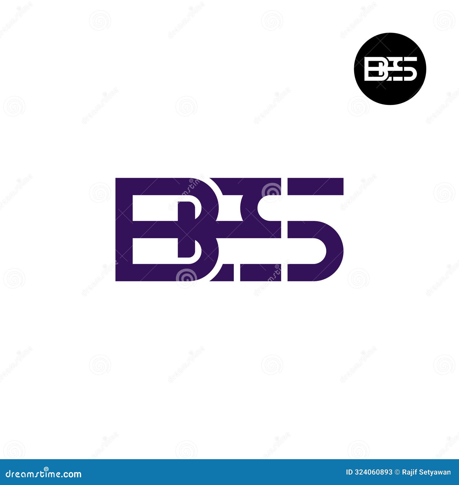 BES Logo Letter Monogram Design Stock Vector - Illustration of name ...
