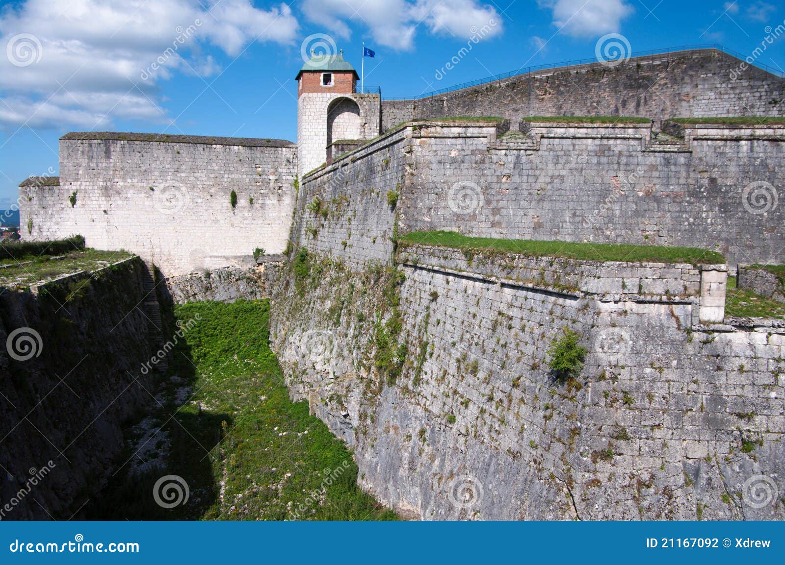 Besancon Fortress stock photo. Image of outdoors, citadell - 21167092
