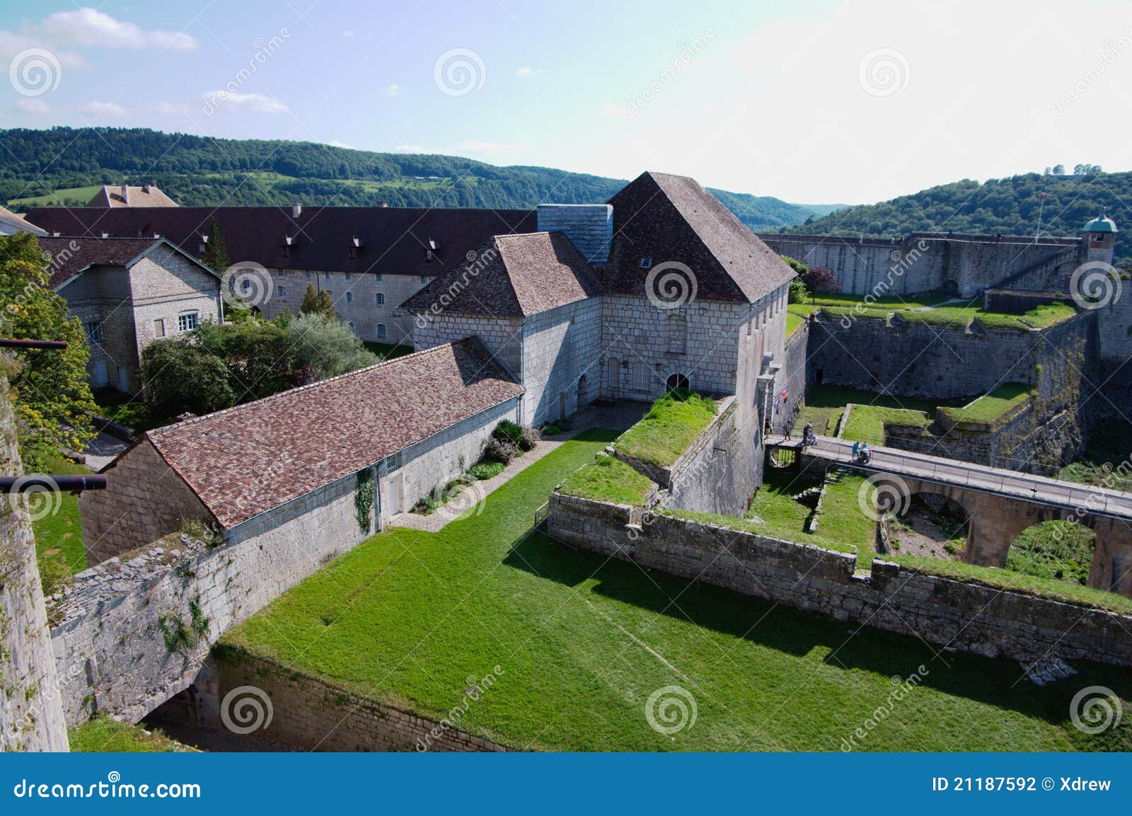 Besancon Fortress stock photo. Image of medieval, citadell - 21187592
