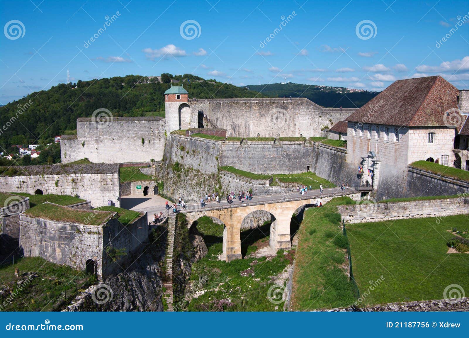 Besancon Fortress stock photo. Image of fortress, citadell - 21187756