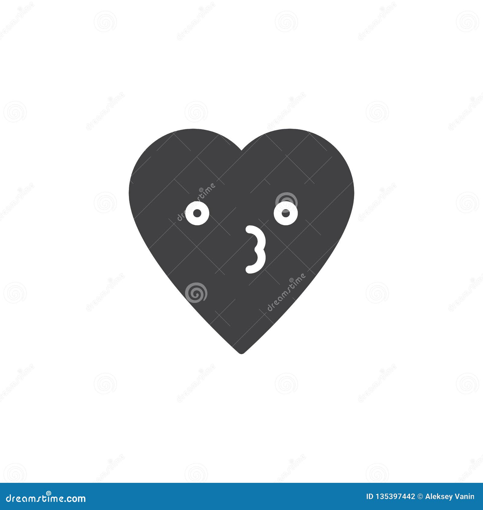 Besar El Icono Del Vector Del Emoticon De La Cara Ilustración del ...