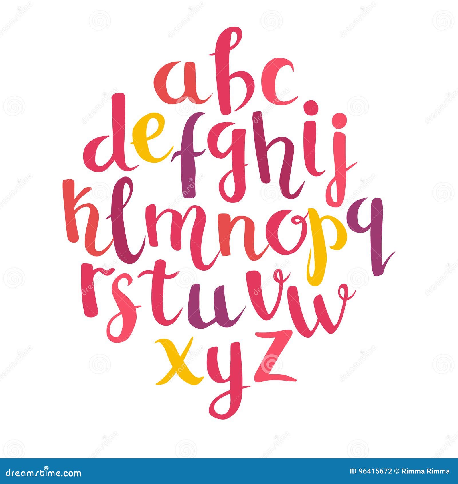 Beschriften Des Lateinischen Alphabetes Vektor Abbildung - Illustration ...