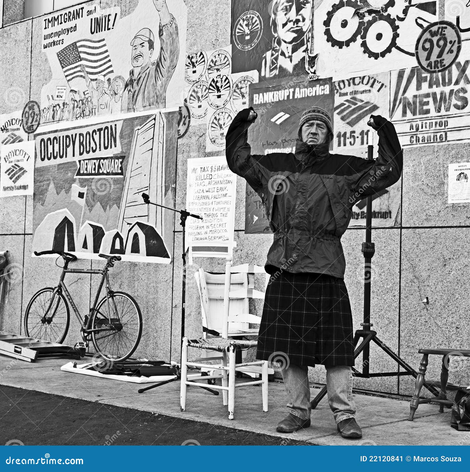 Besetzen Sie Boston redaktionelles foto. Bild von herausforderung ...