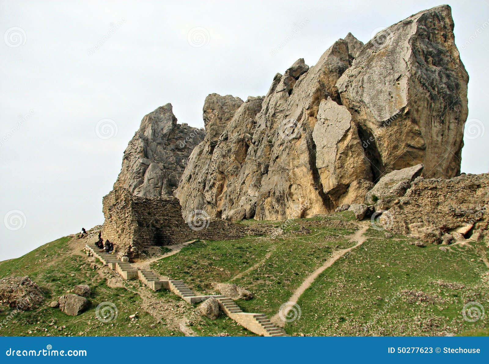 Besh Barmag Montering I Azerbajdzjan Fotografering för Bildbyråer ...