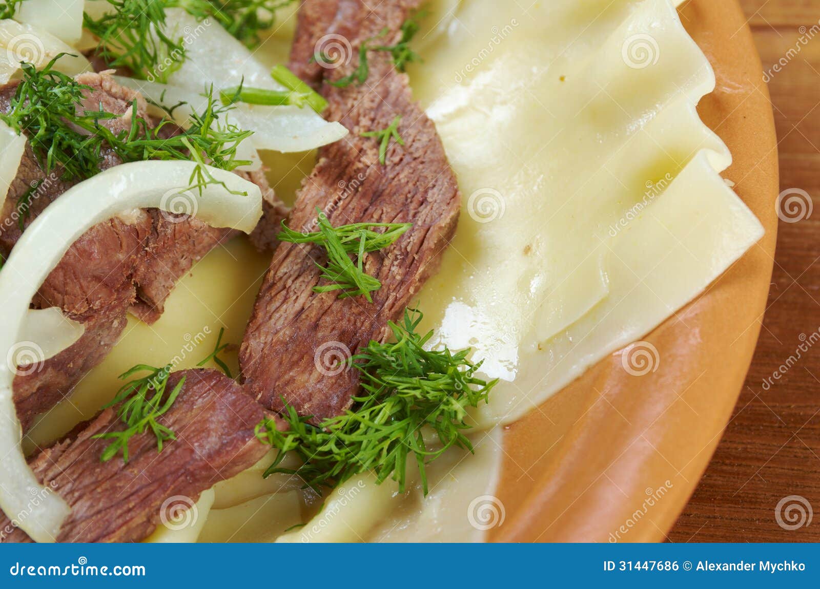 Beshbarmak stock photo. Image of noodles, delicious, culture - 31447686