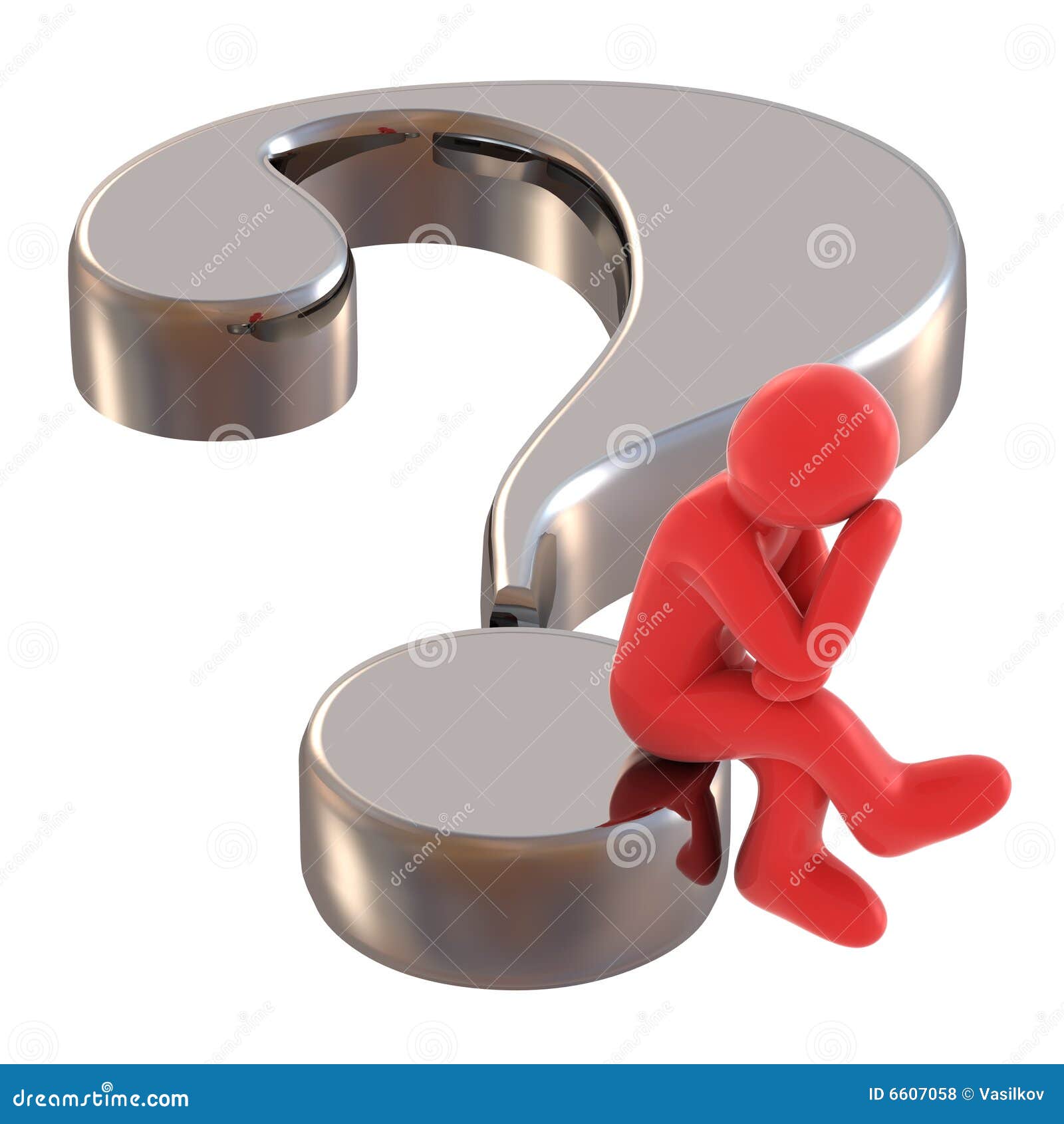 Besluit van het probleem stock illustratie. Illustration of doel - 6607058