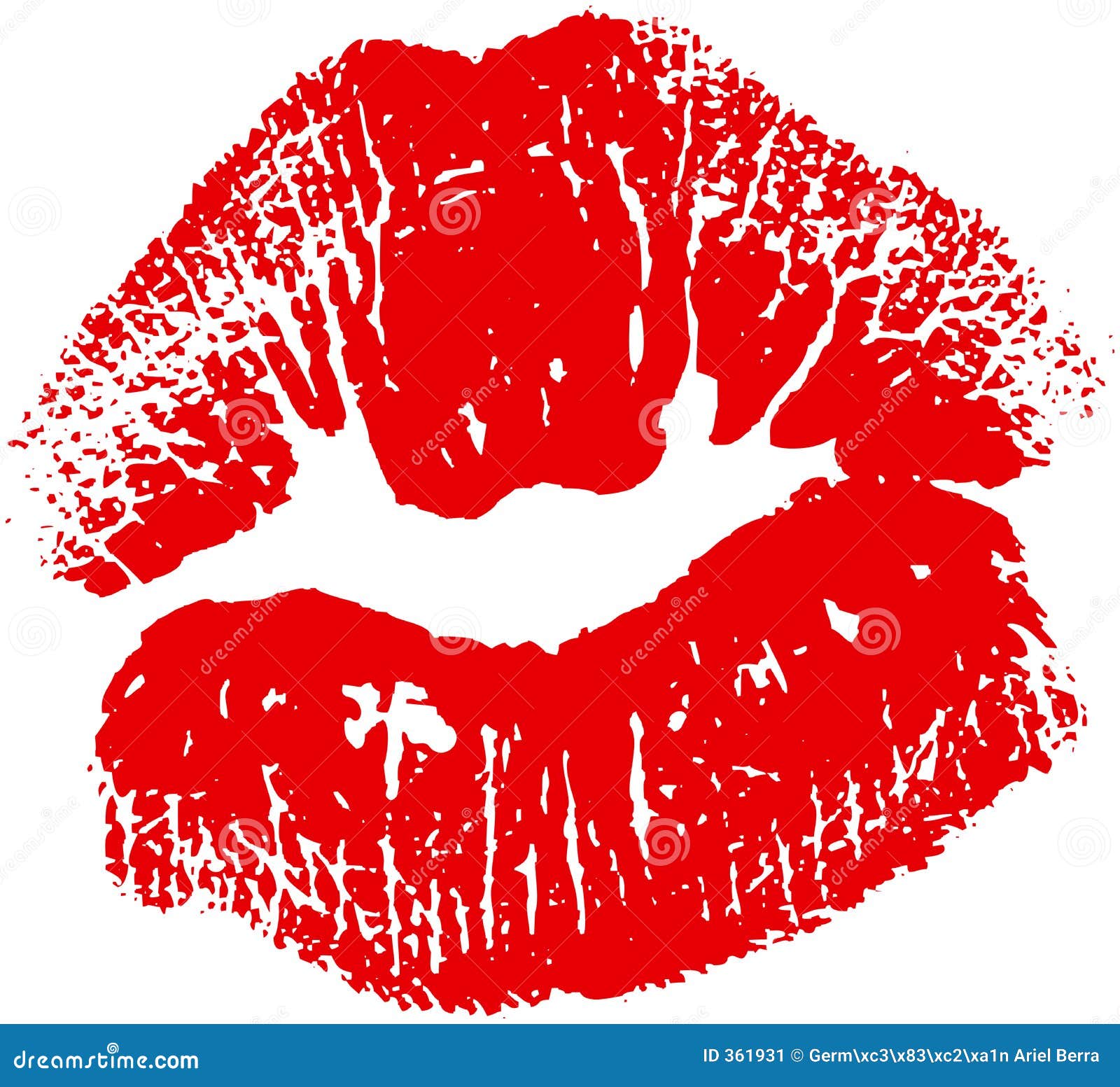 Beso ilustración del vector. Ilustración de dulce, rojo - 361931