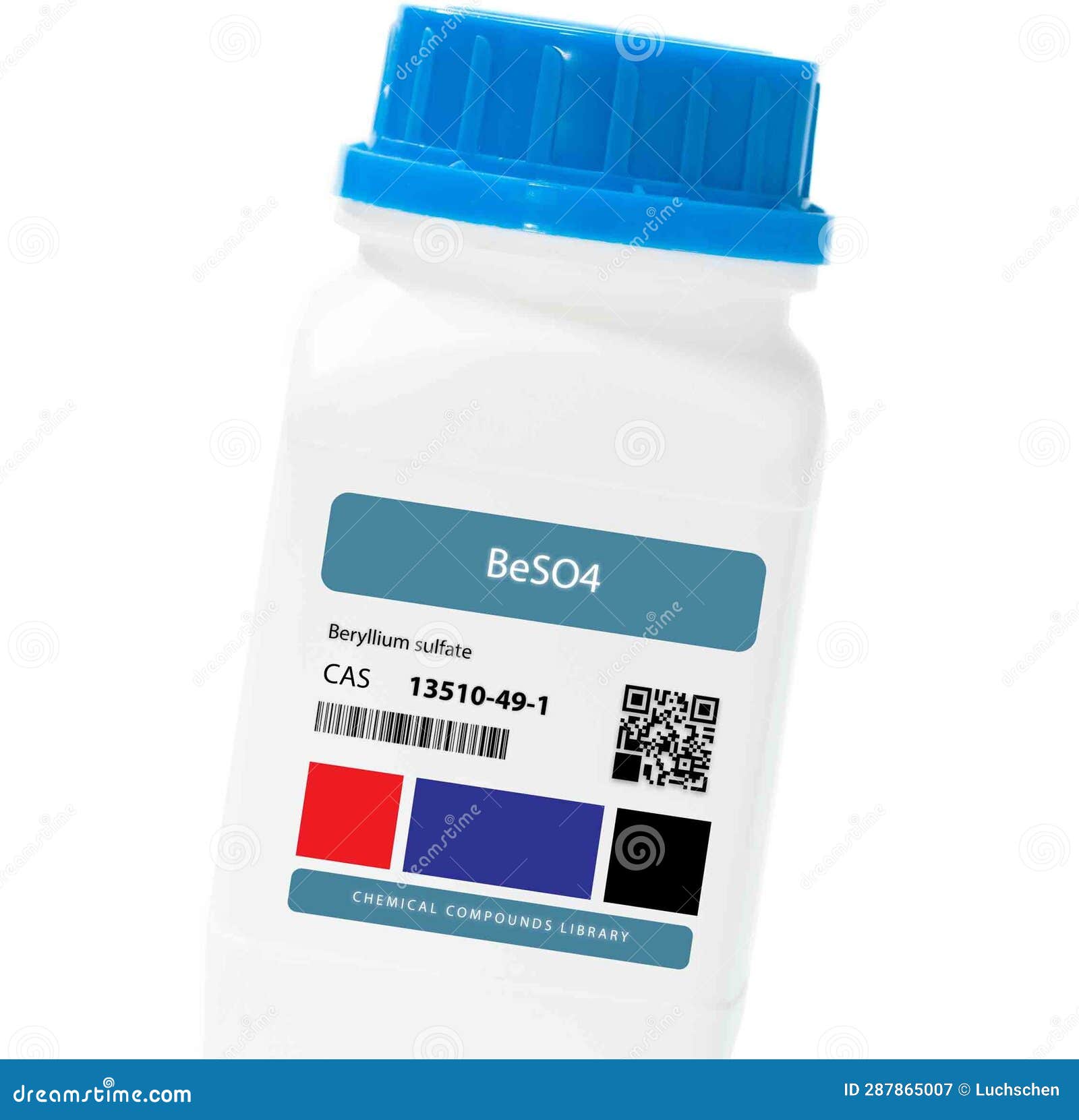 BeSO4 - Beryllium Sulfate stock image. Image of 13510 - 287865007