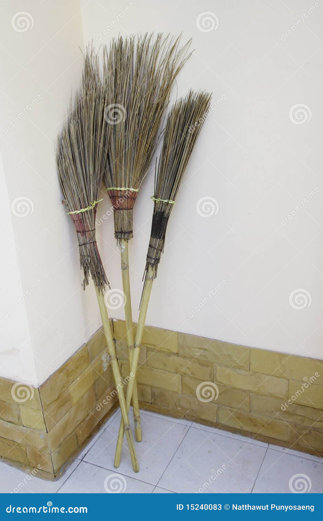 Besom stock image. Image of brush, scoop, aluminum, broom - 15240083