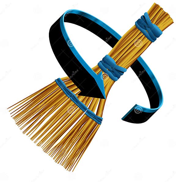 Besom stock vector. Illustration of file, maid, architecture - 40771233