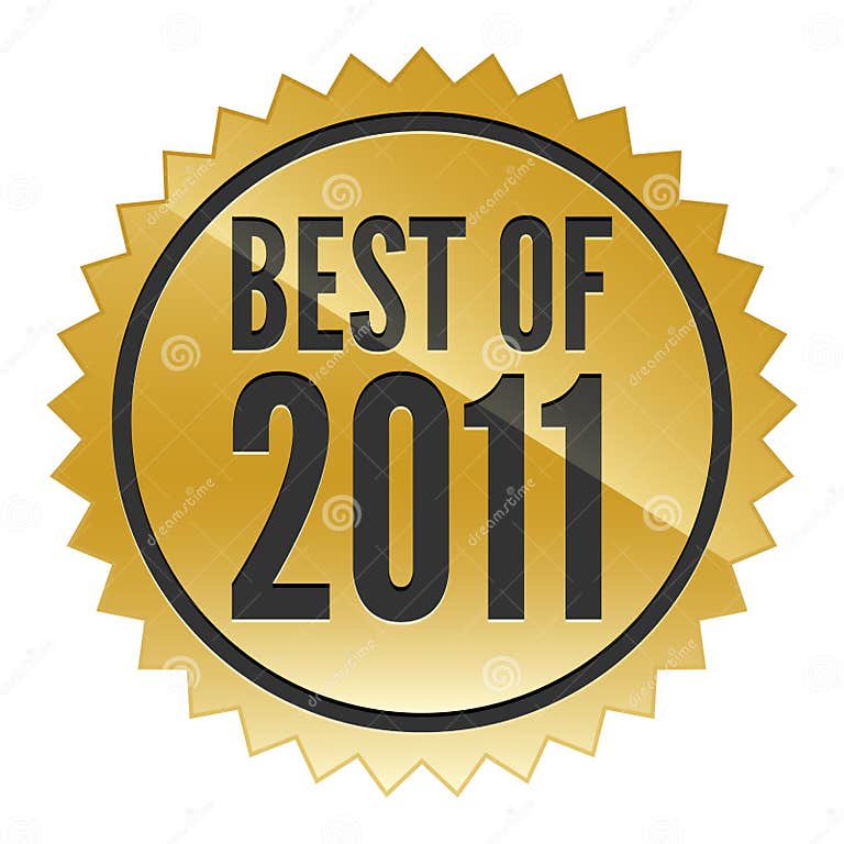 Best of 2011 Sticker stock vector. Illustration of glossy - 22054662