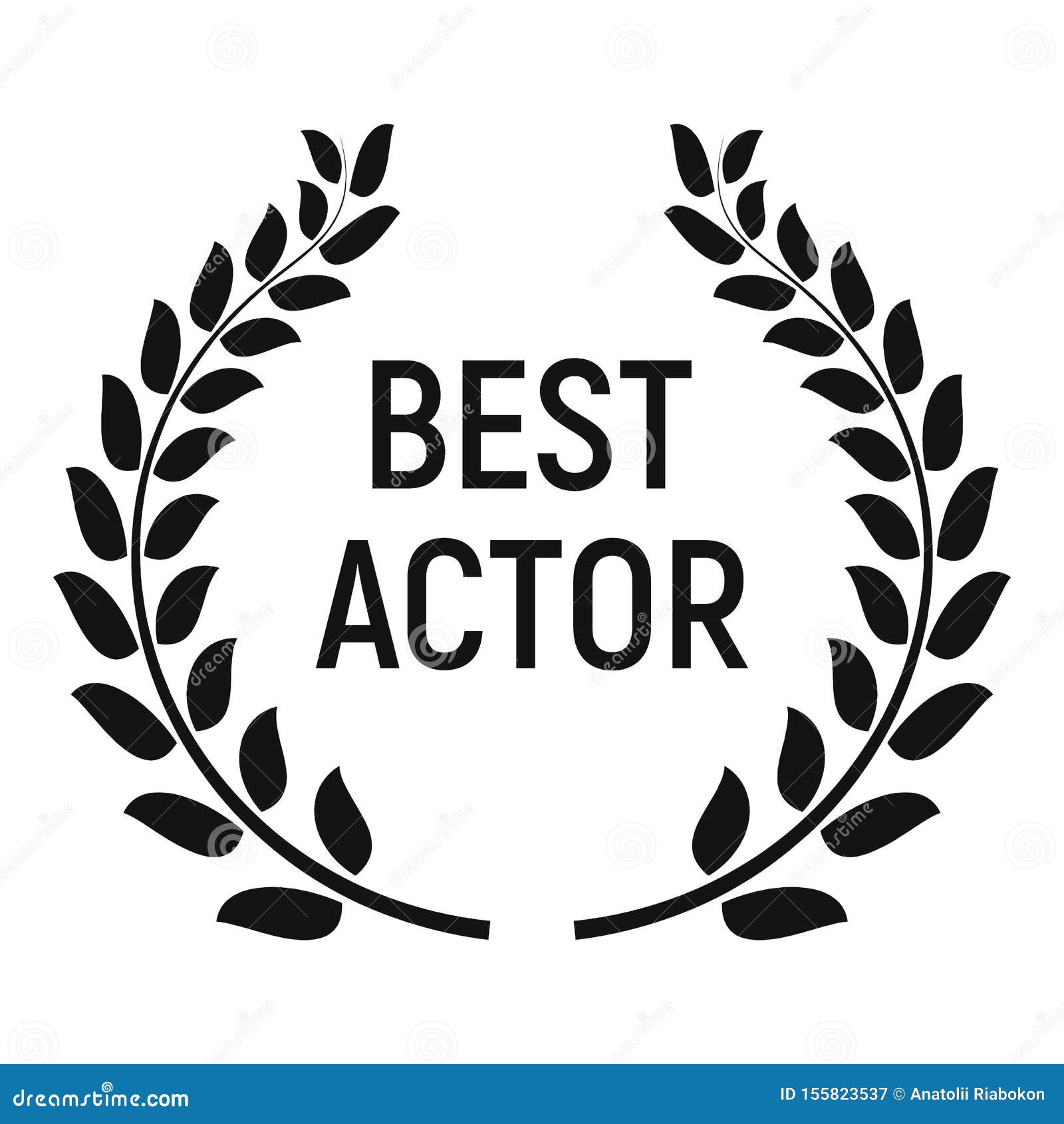 Best Actor Famous People Star Symbol Vector Illustration ...