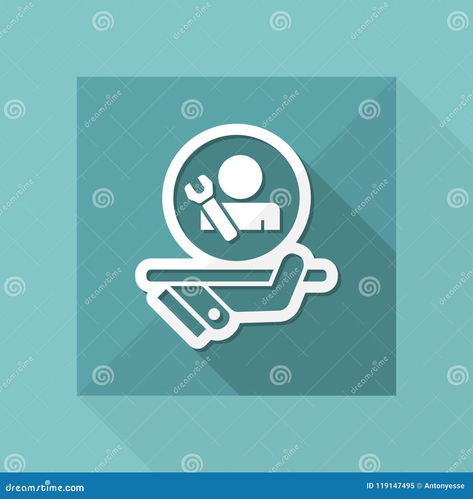 Best assistance icon stock vector. Illustration of request - 119147495
