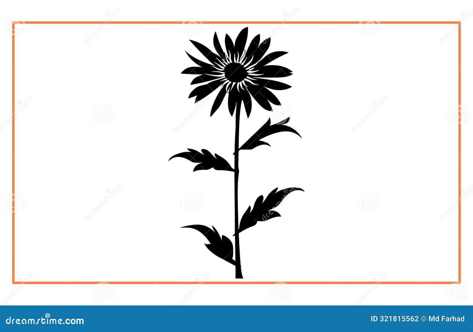 Best Aster Flower Icon, Aster Flower Silhouette Stock Vector ...