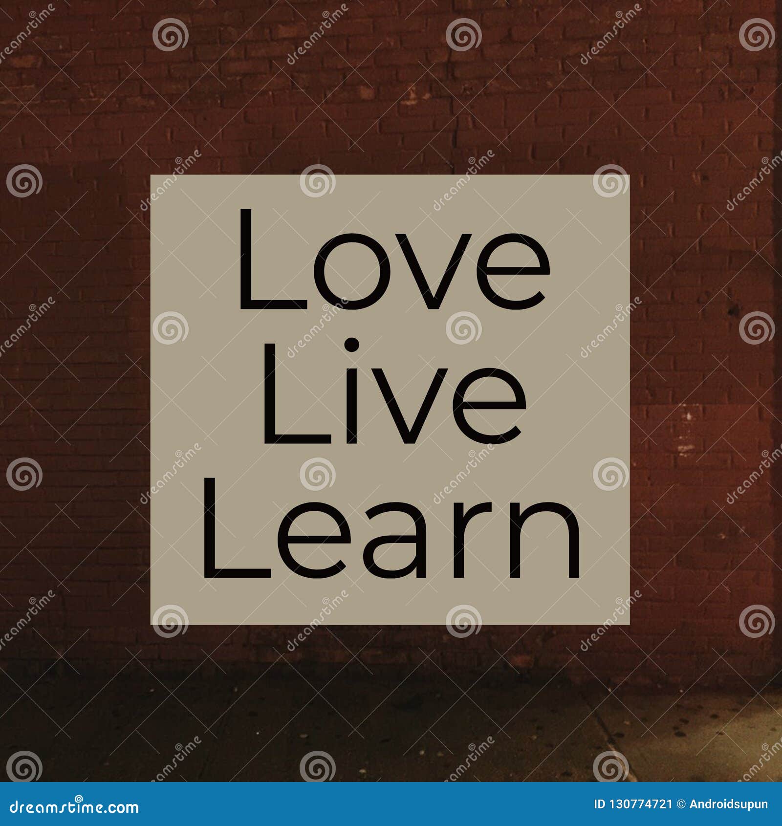 Love live learn stock illustration. Illustration of banners - 130774721