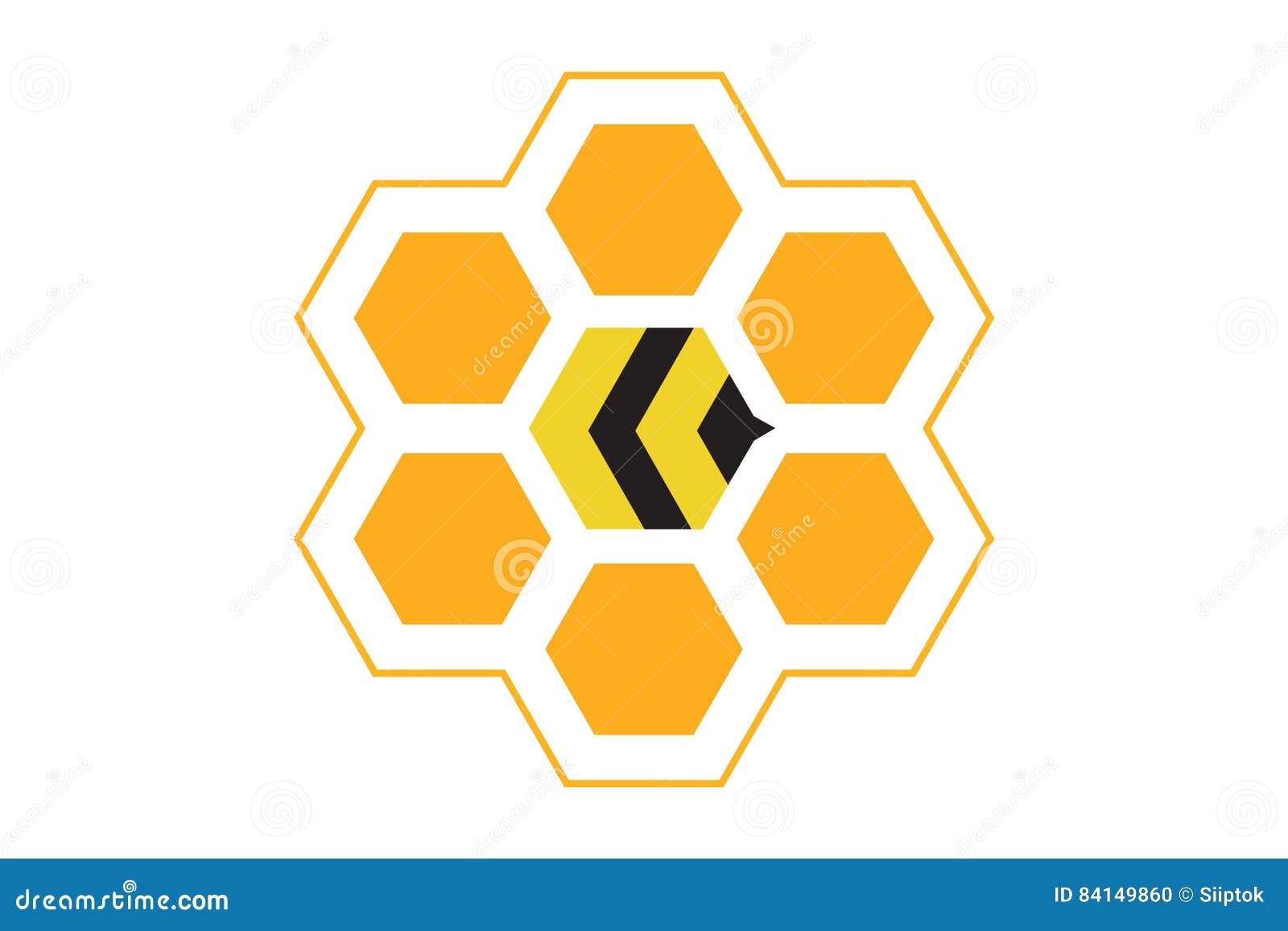 Best bee hive logo stock illustration. Illustration of branding - 84149860