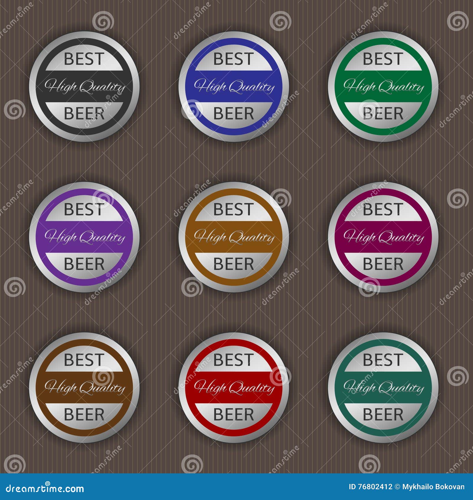 Best beer labels stock vector. Illustration of original - 76802412