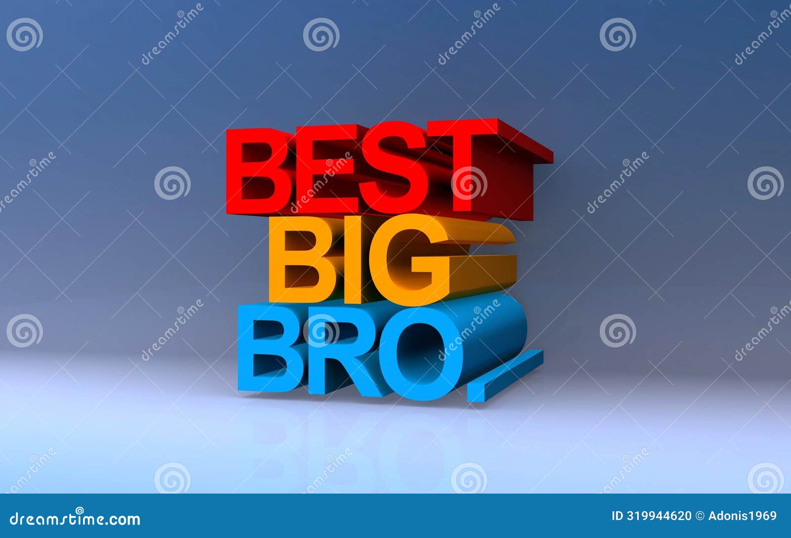 Best big bro on blue stock illustration. Illustration of bond - 319944620