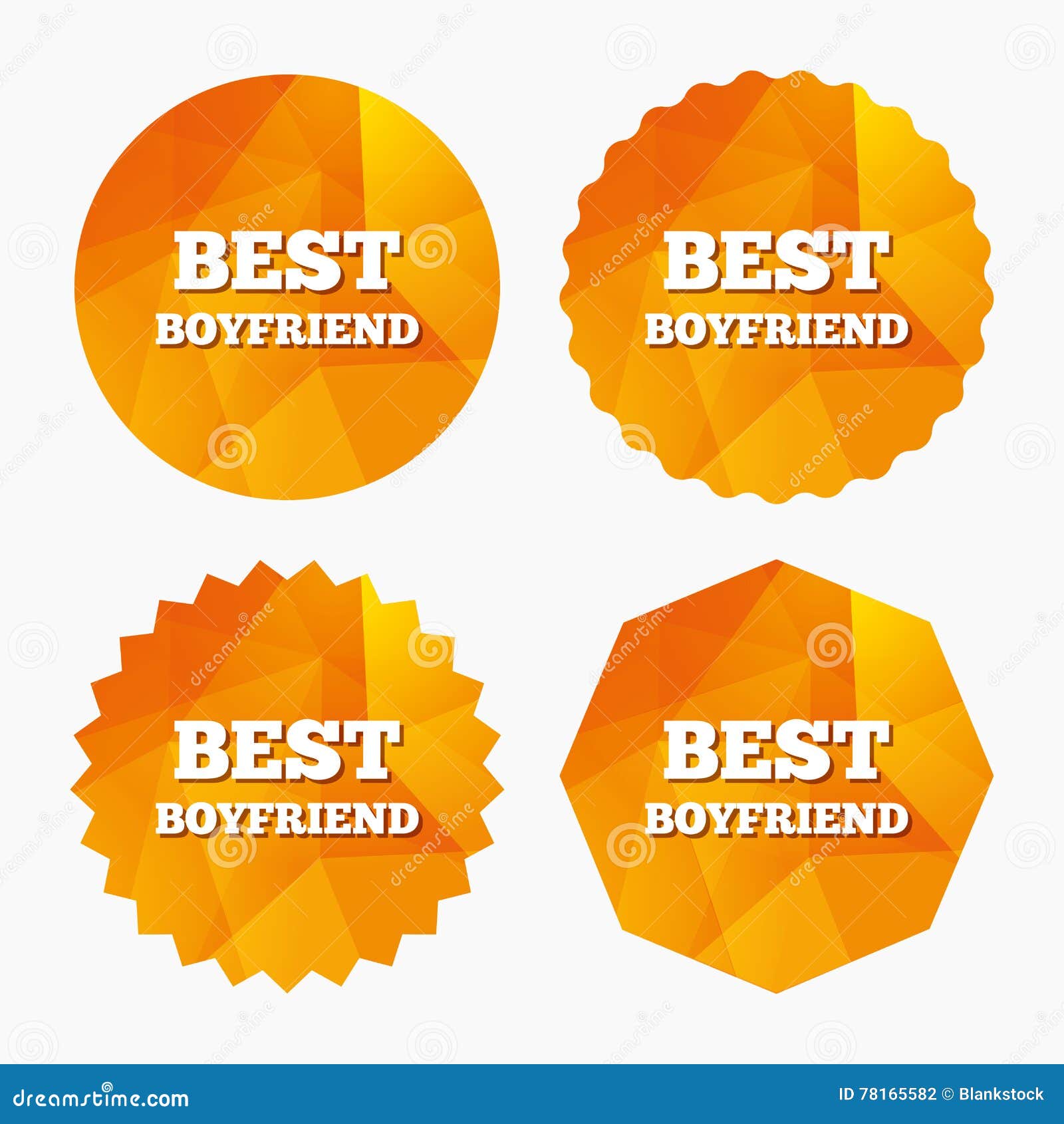 Best Boyfriend Sign Icon. Award Symbol Stock Vector - Illustration of ...