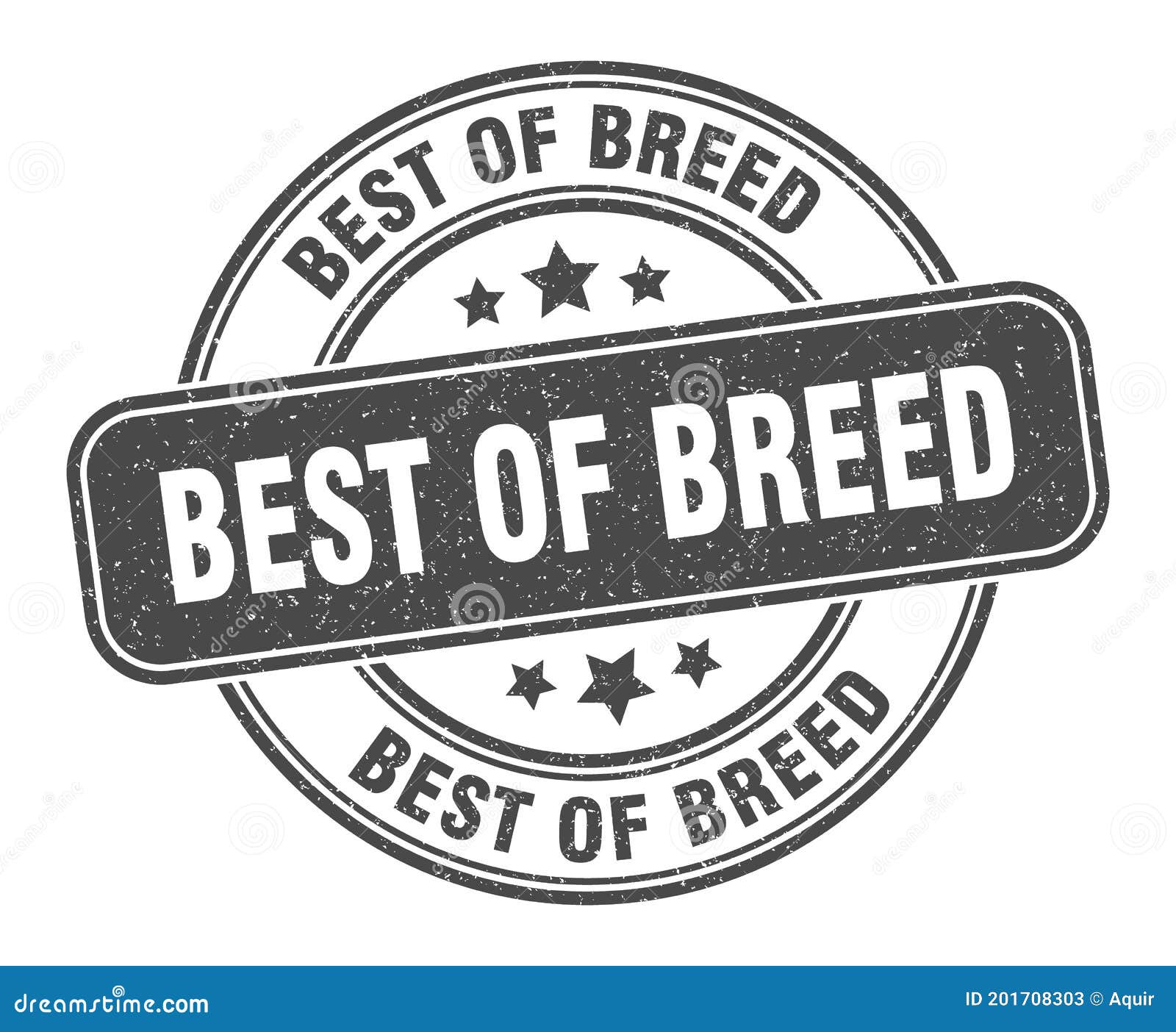 Best of Breed Stamp. Best of Breed Round Grunge Sign Stock Vector ...