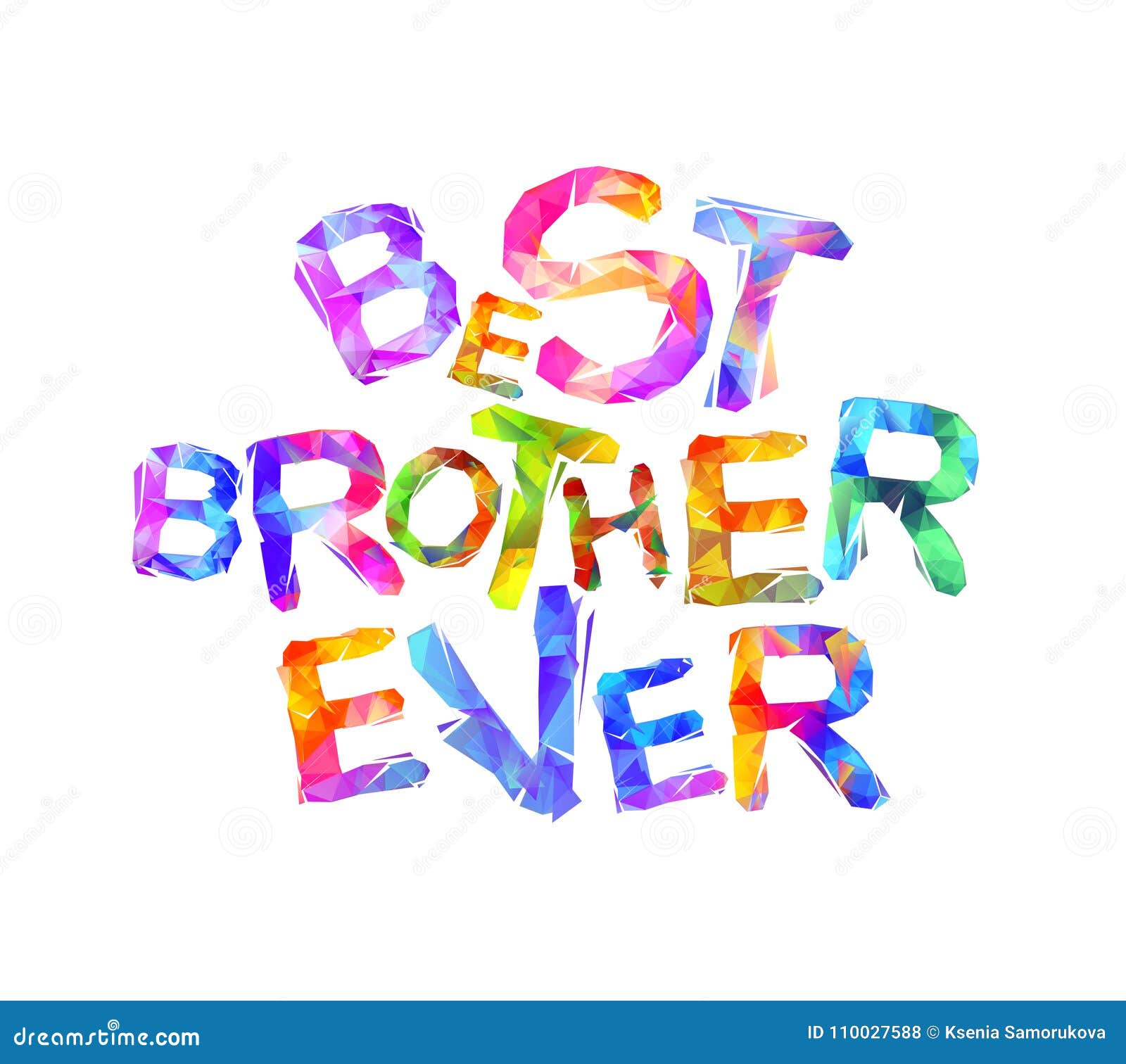 Best Brother Sign Poster Printable Handcrafted Letters Royalty-Free ...