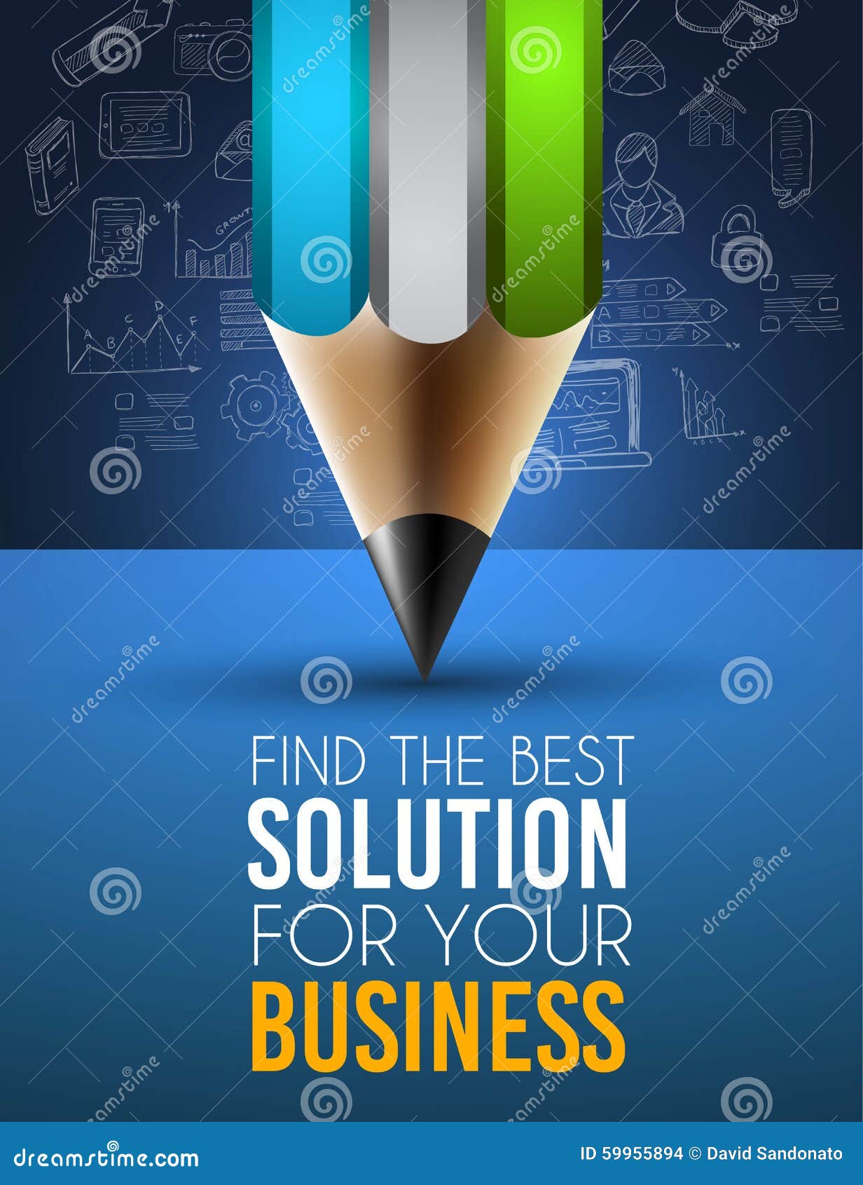 Solution Infographic 10 Steps Template Cartoon Vector | CartoonDealer ...